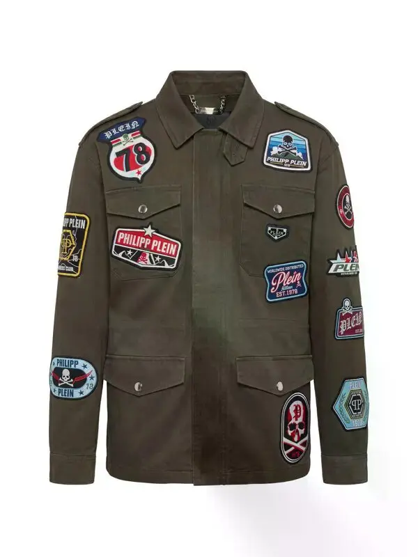 Philipp Plein Military Jacket Patches