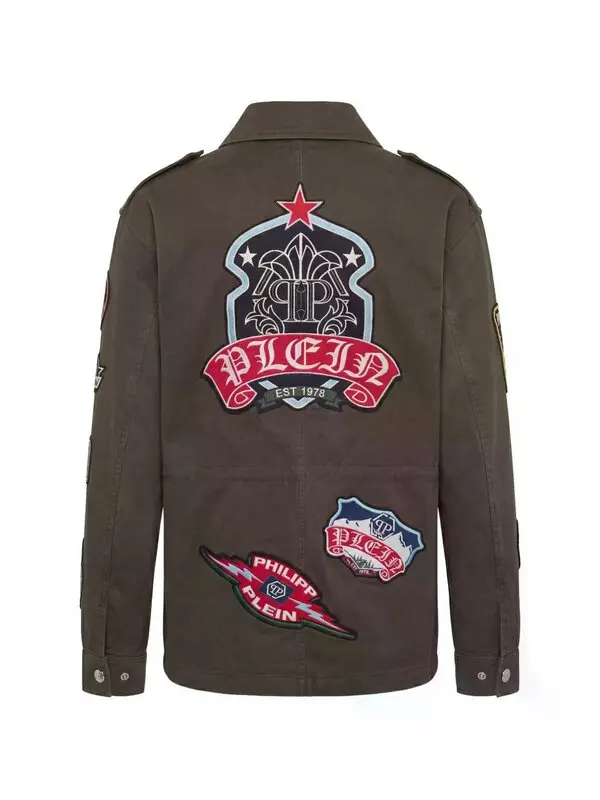 Philipp Plein Military Jacket Patches