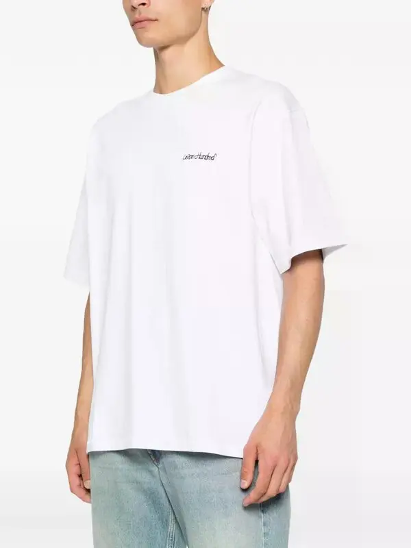 WON HUNDRED Logo-embroidered T-shirt