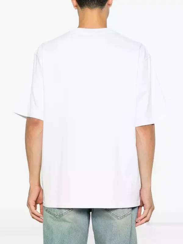 WON HUNDRED Logo-embroidered T-shirt