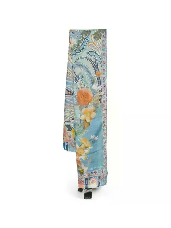 Etro 2022 Floral-print Scarf