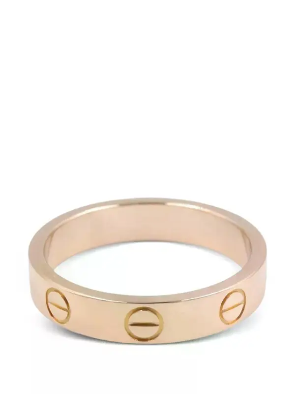 Cartier 18kt Rose Gold Love Ring - Pink