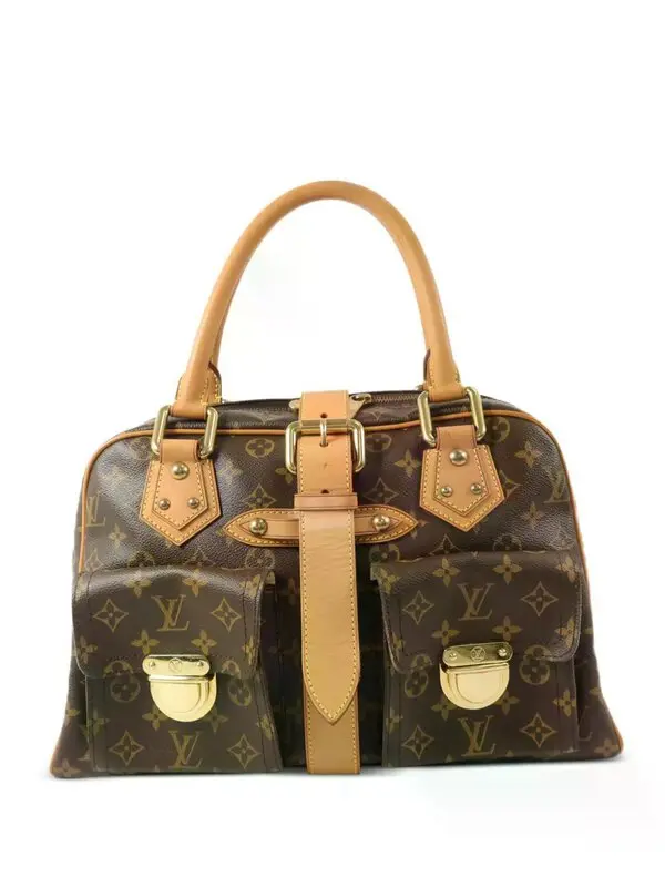 LOUIS VUITTON Gm Manhattan Monogram Canvas Tote Bag