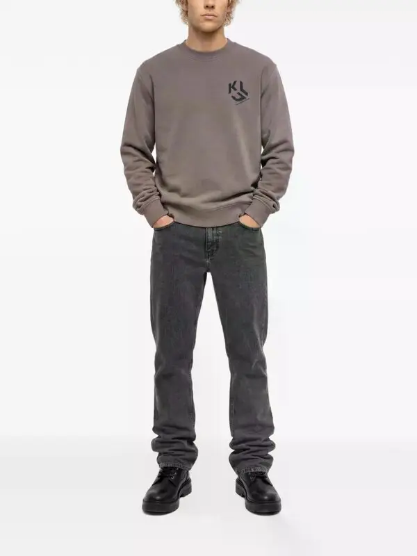 Karl Lagerfeld Buttoned Jeans - Grey