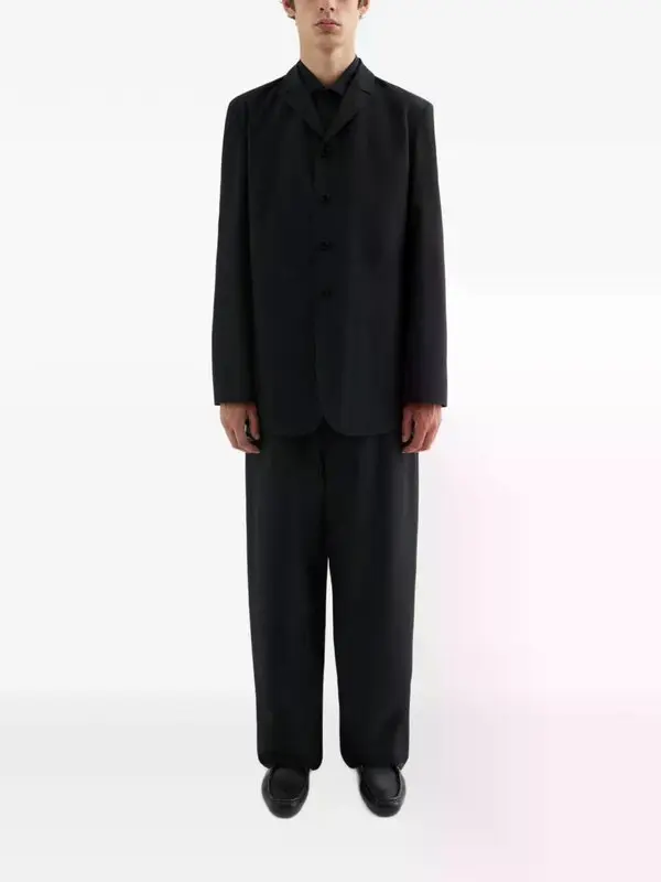 JIL SANDER Recycled Polyester Trousers - Black