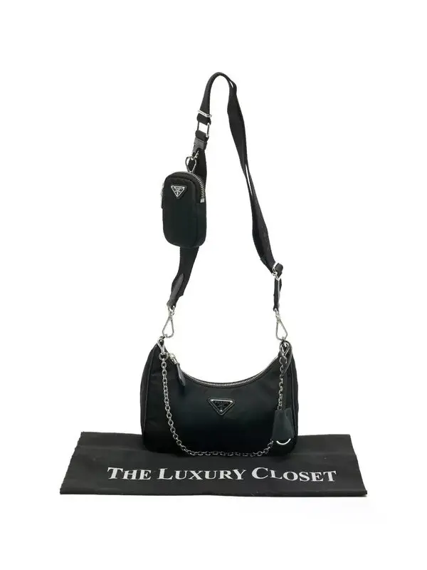 Prada Re-edition 2005 Cross Body Bag - Black