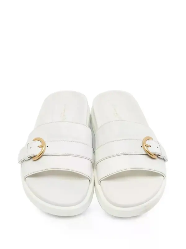 GIANVITO ROSSI Bilbao Buckle Flat Sandals
