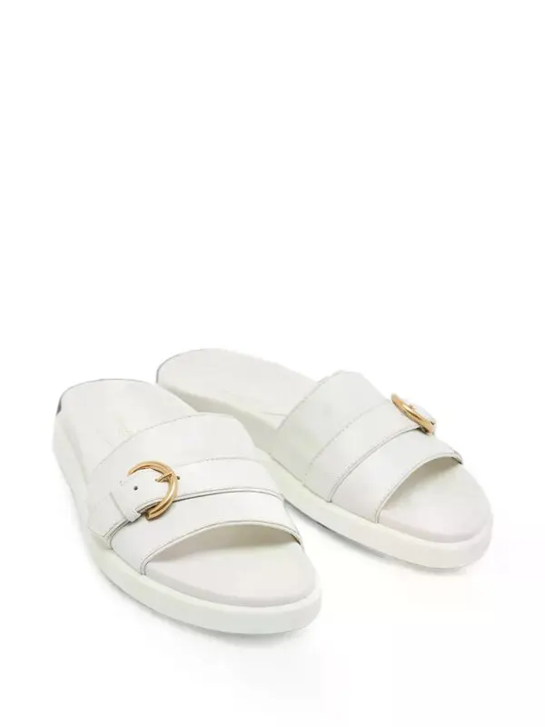 GIANVITO ROSSI Bilbao Buckle Flat Sandals