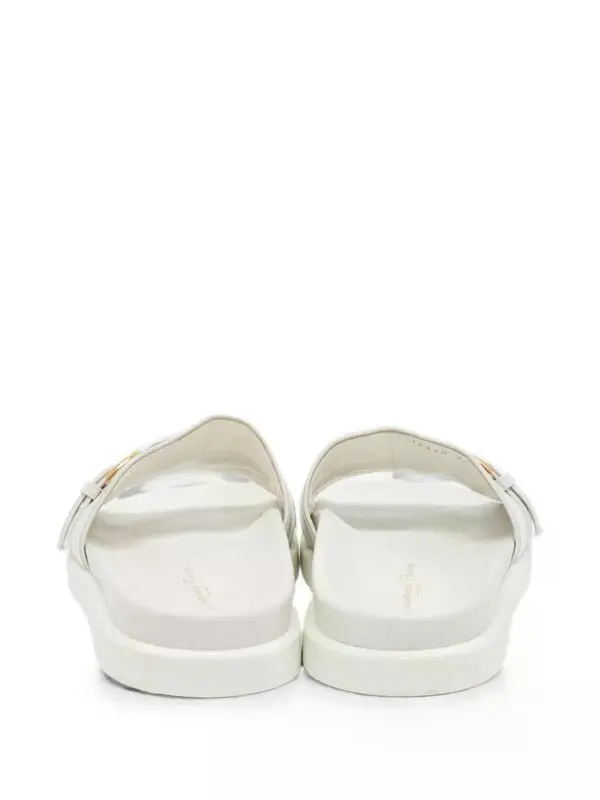 GIANVITO ROSSI Bilbao Buckle Flat Sandals
