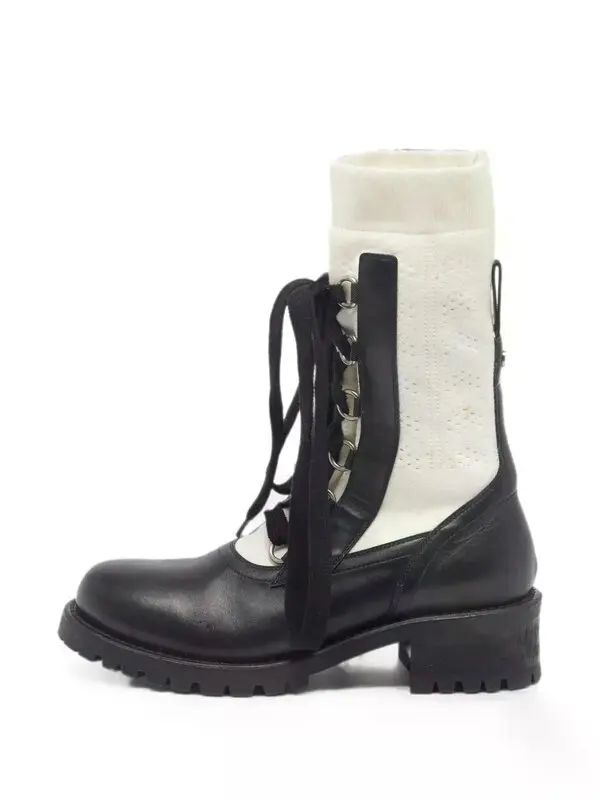 Dior Lace-up Combat Boots