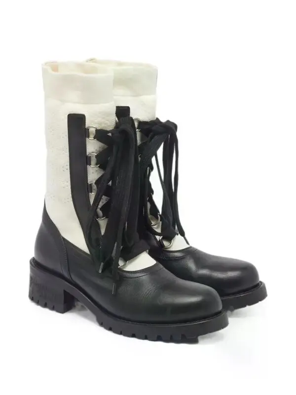 Dior Lace-up Combat Boots