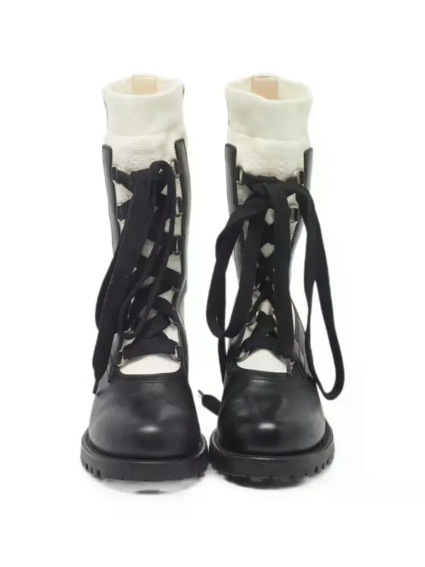 Dior Lace-up Combat Boots