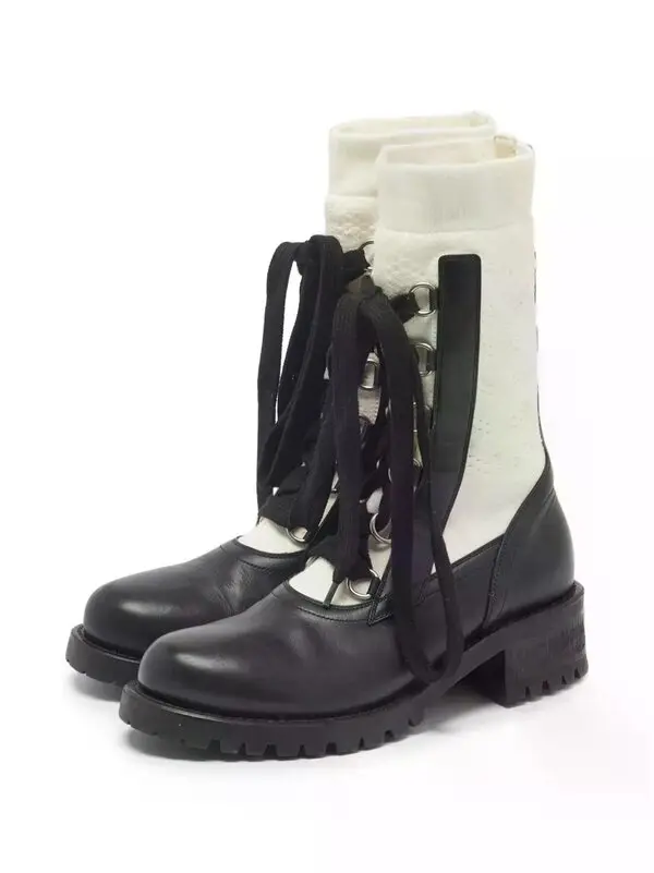 Dior Lace-up Combat Boots