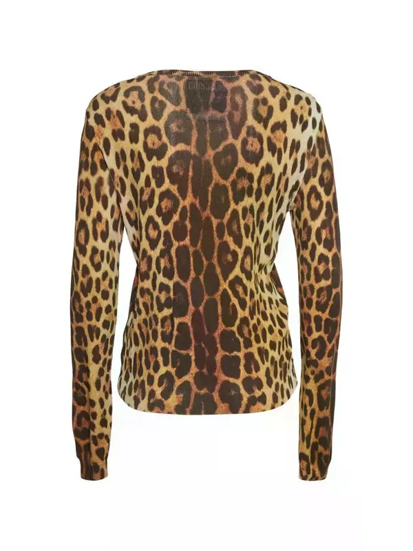 Moschino Leopard-print Cardigan