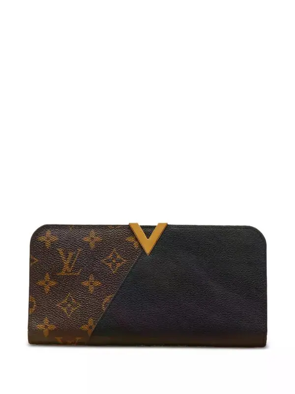 LOUIS VUITTON 2016 Kimono Monogram-detail Continental Wallet - Black