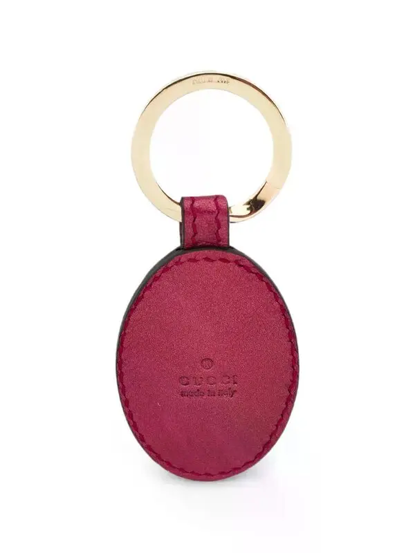 Gucci Interlocking G Leather Keyring