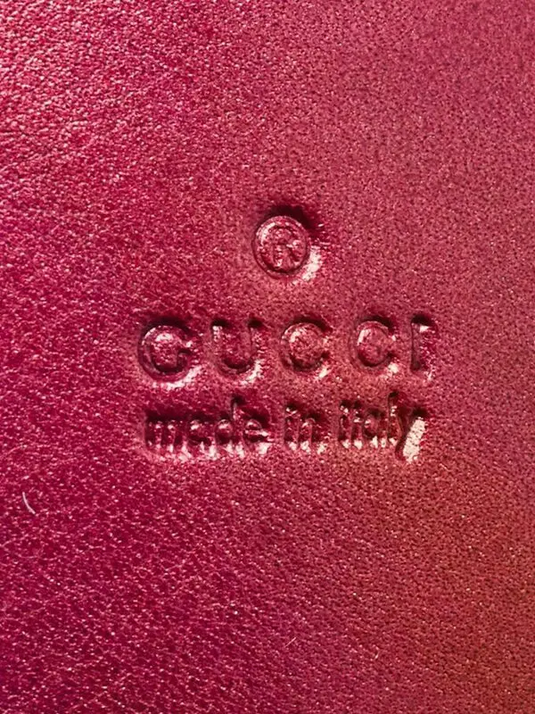 Gucci Interlocking G Leather Keyring