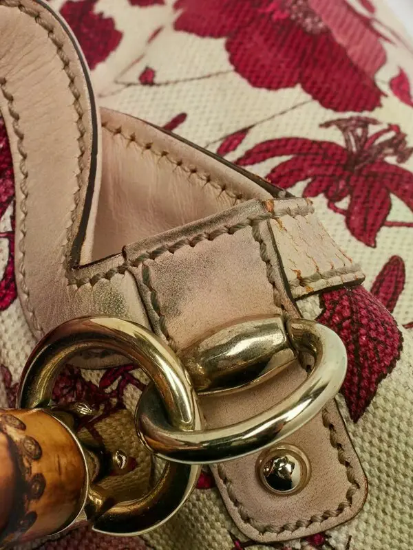 Gucci Peggy Bamboo Handle Shoulder Bag