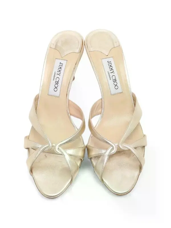 JIMMY CHOO Leather Heeled Sandals