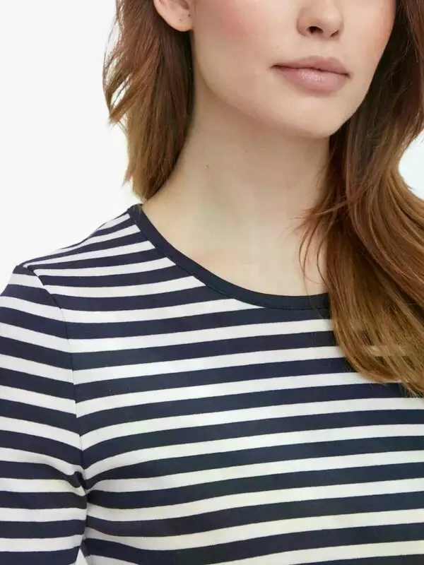Gant Striped Three-quarter Sleeve T-shirt