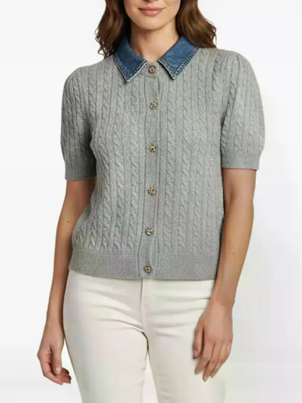 Sandro Cable-knit Cardigan