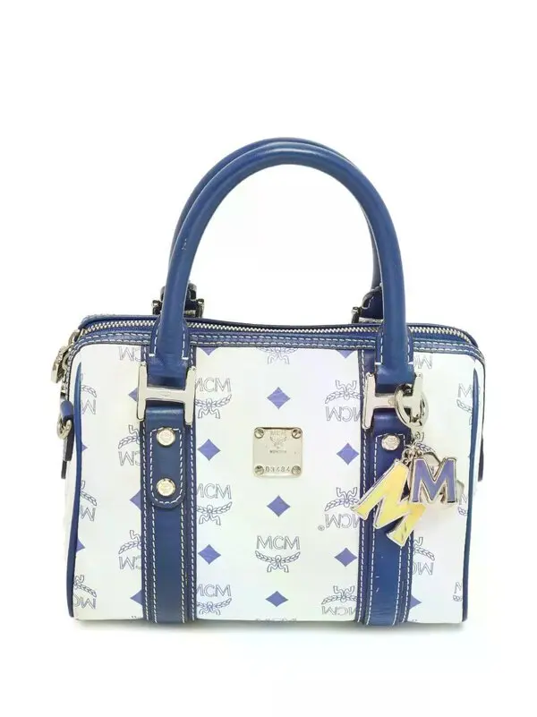 Mcm Visetos Travel Bag - White