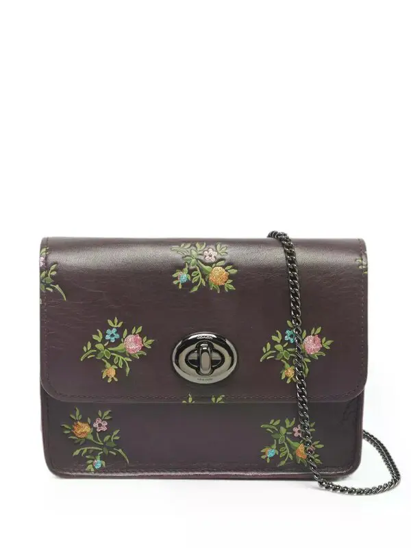 COACH Bowery Floral-print Shoulder Bag - Red