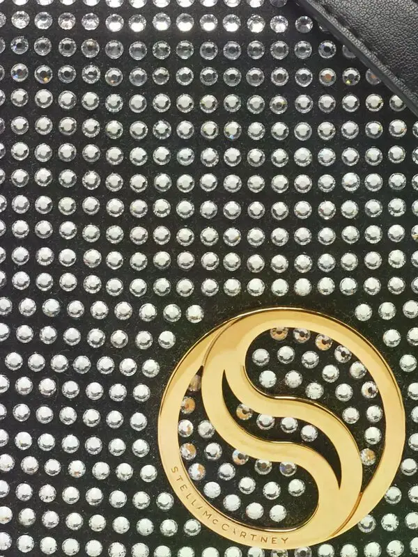 Stella McCartney S-wave Rhinestone Embellishment Crossbody Bag