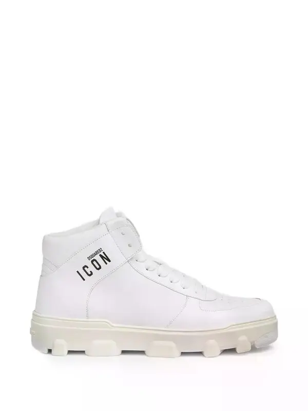 Dsquared2 Icon High-top Sneakers - White