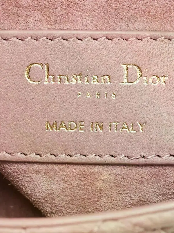 Dior 2022 Lady Cannage Tote Bag - Pink