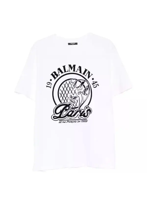 Balmain Logo-print Cotton T-shirt