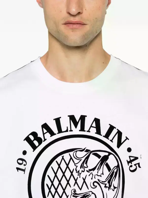 Balmain Logo-print Cotton T-shirt