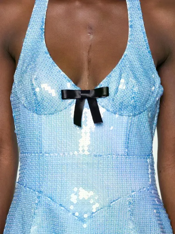 SHUSHU/TONG Sequin-embellishment Midi Dress