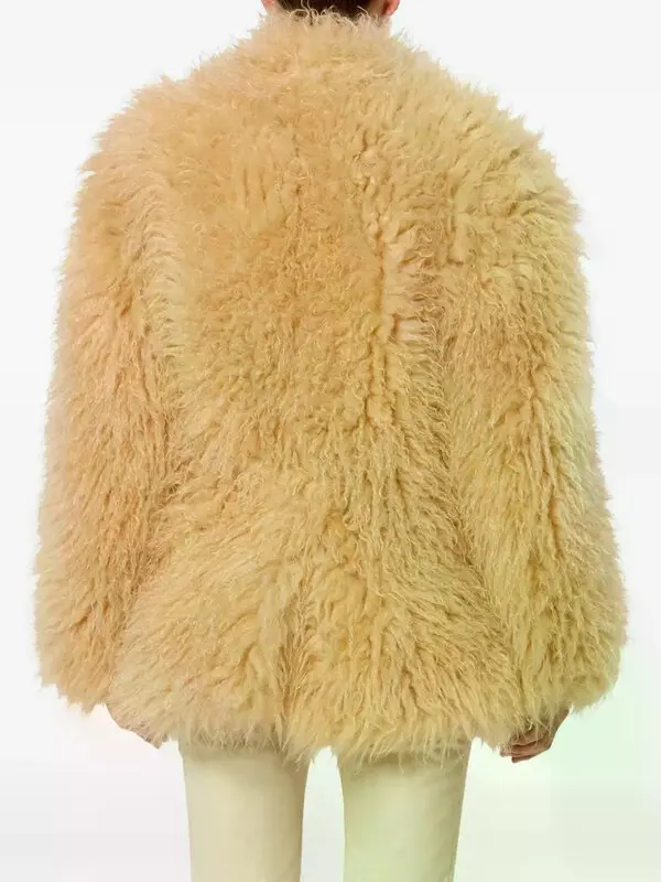 Isabel Marant Étoile Mylaé Faux Fur Coat - Neutrals