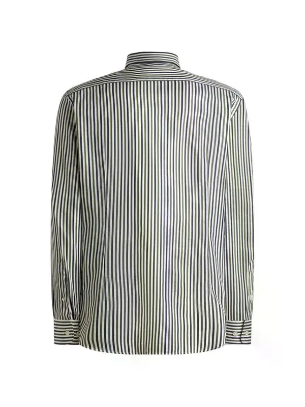 Etro Cotton Shirt With Vertical-stripe Pattern