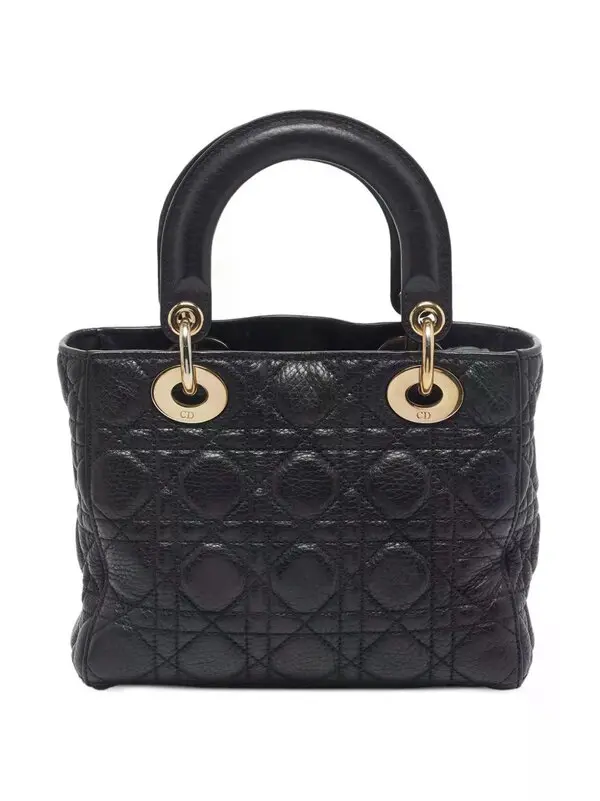 Dior Lady Tote Bag - Black