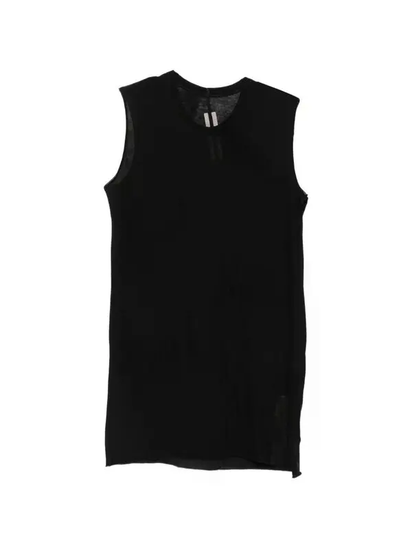 Rick Owens Raw-edge Sleeveless Top