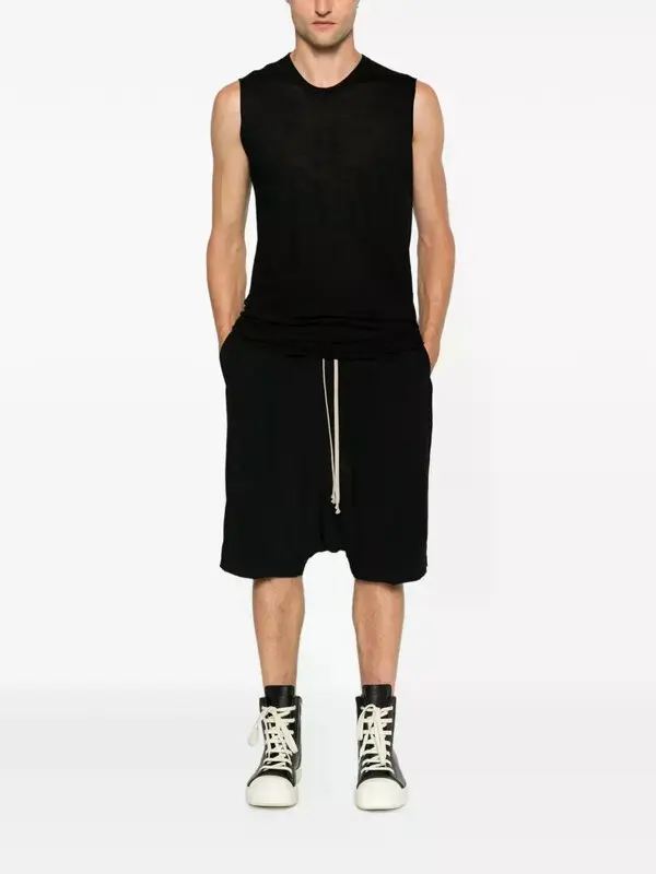 Rick Owens Raw-edge Sleeveless Top