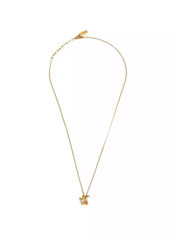Saint Laurent Paris Cassandre Necklace - Gold
