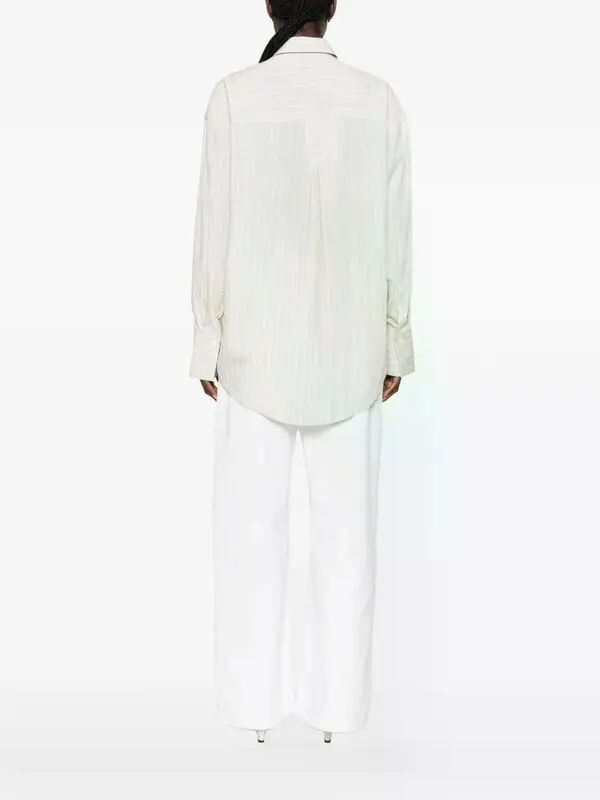 TOTEME Oversized Striped Shirt