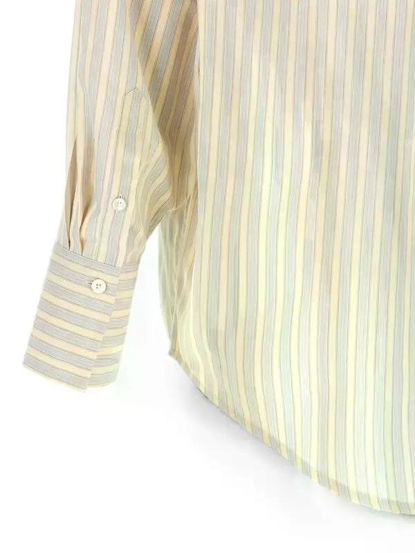 TOTEME Oversized Striped Shirt - Neutrals