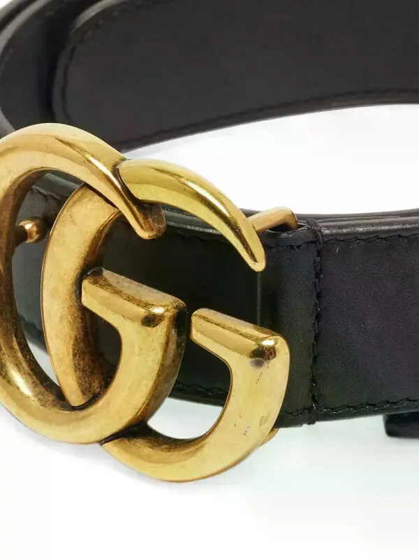 Gucci Gg Marmont Belt - Black