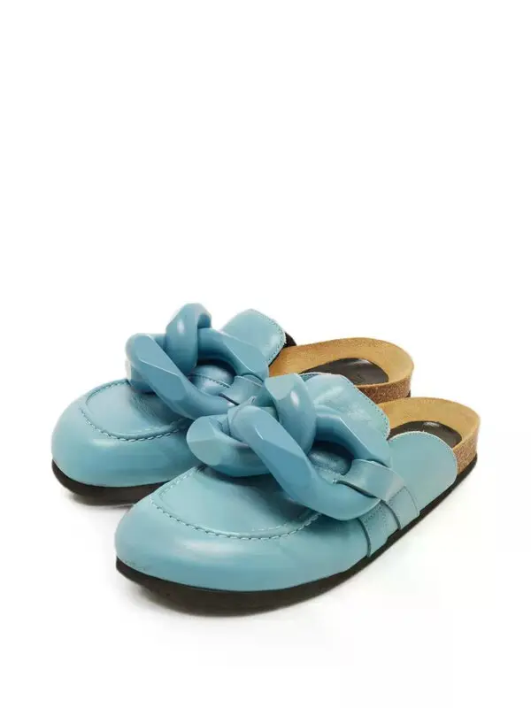 JW Anderson Chain-link Leather Mules
