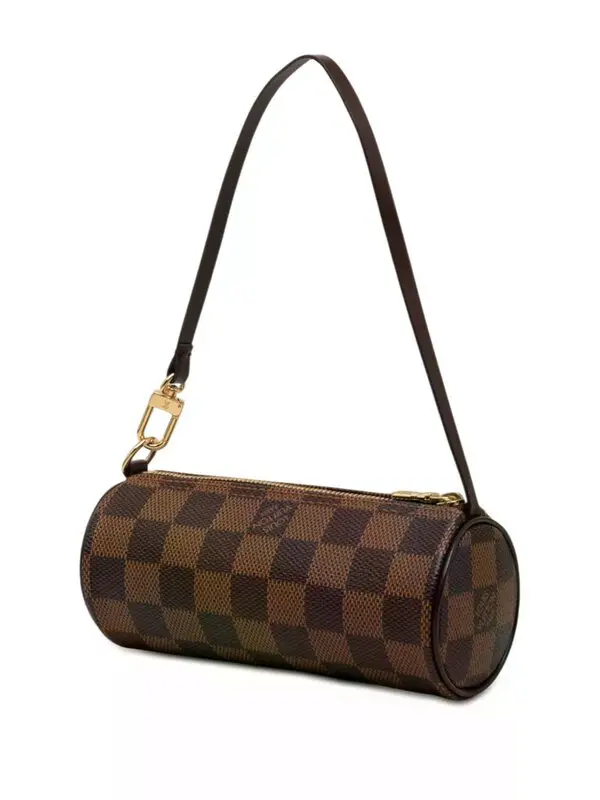 LOUIS VUITTON 1990-2010 Damier Ebene Papillon Pochette Handbag