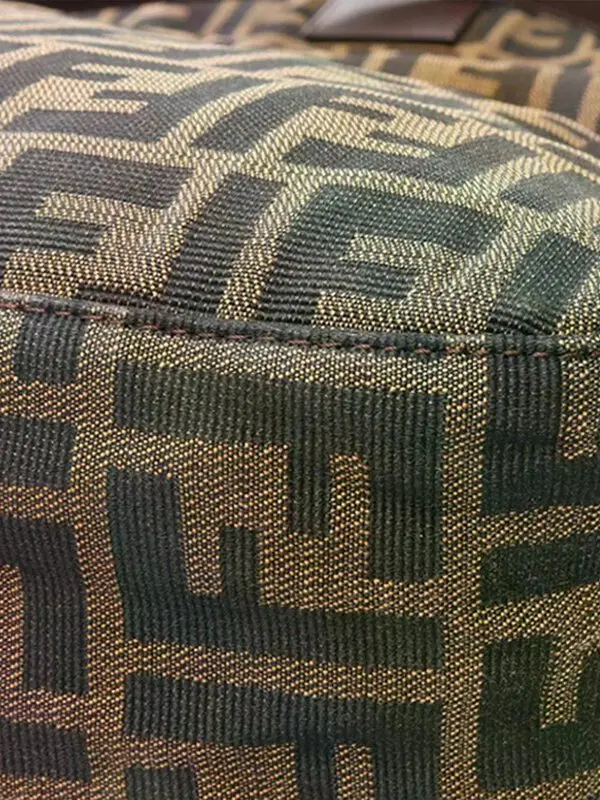 Fendi 2000-2010 Zucca Canvas Mamma Forever Shoulder Bag