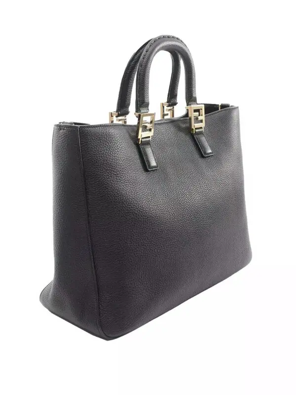 Fendi 2010-2026 Ff Leather Satchel