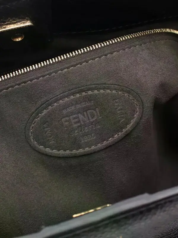 Fendi 2010-2026 Ff Leather Satchel