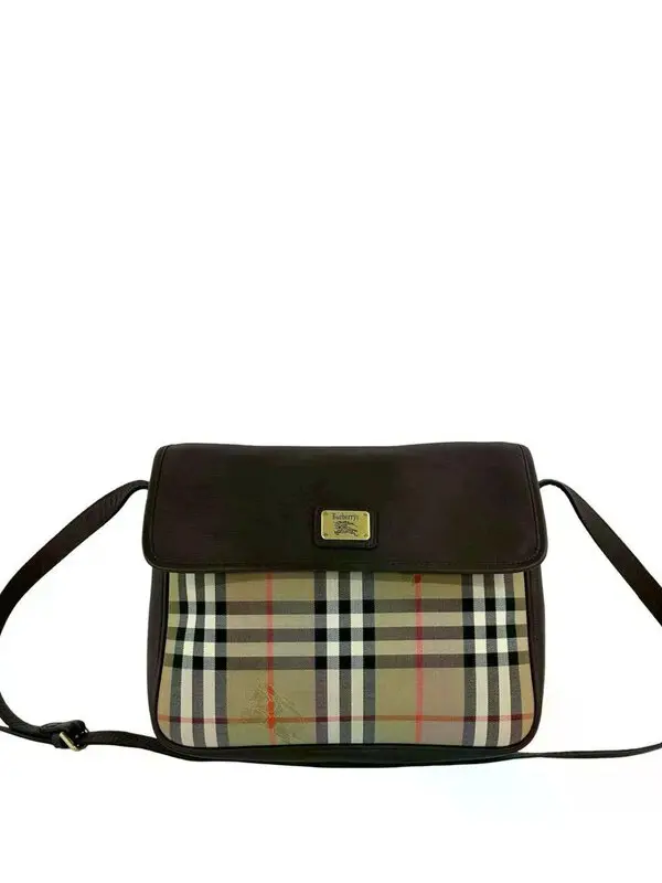 Burberry 1980-1990 Nova Check Shoulder Bag