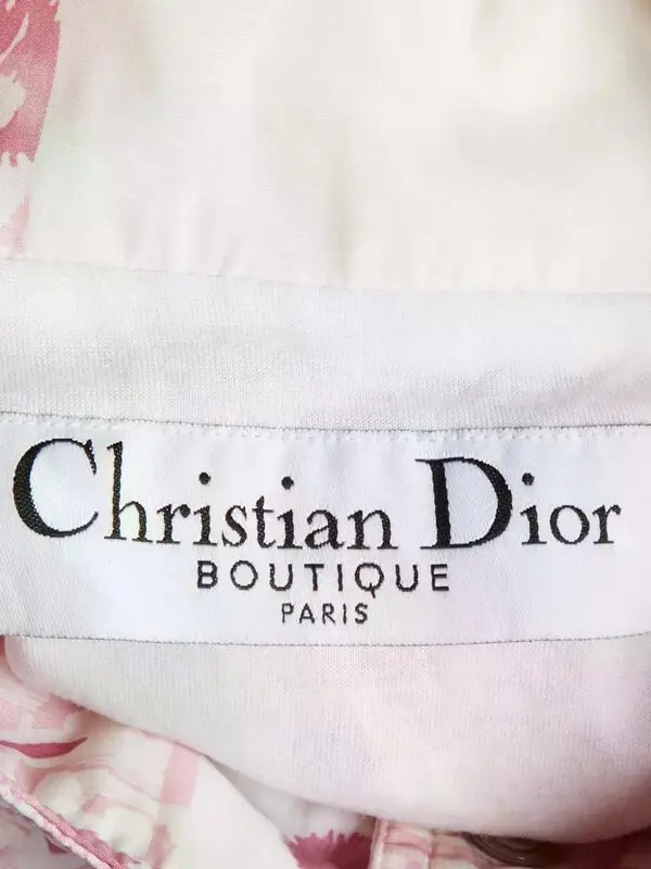 Dior 2005 Printed Zip-up Jacket