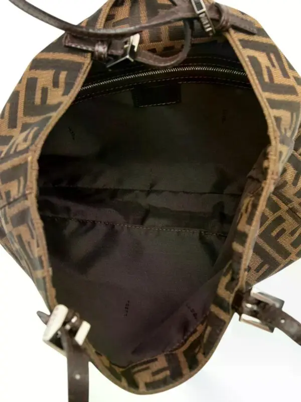 Fendi 2000-2010 Zucca Canvas Shoulder Bag